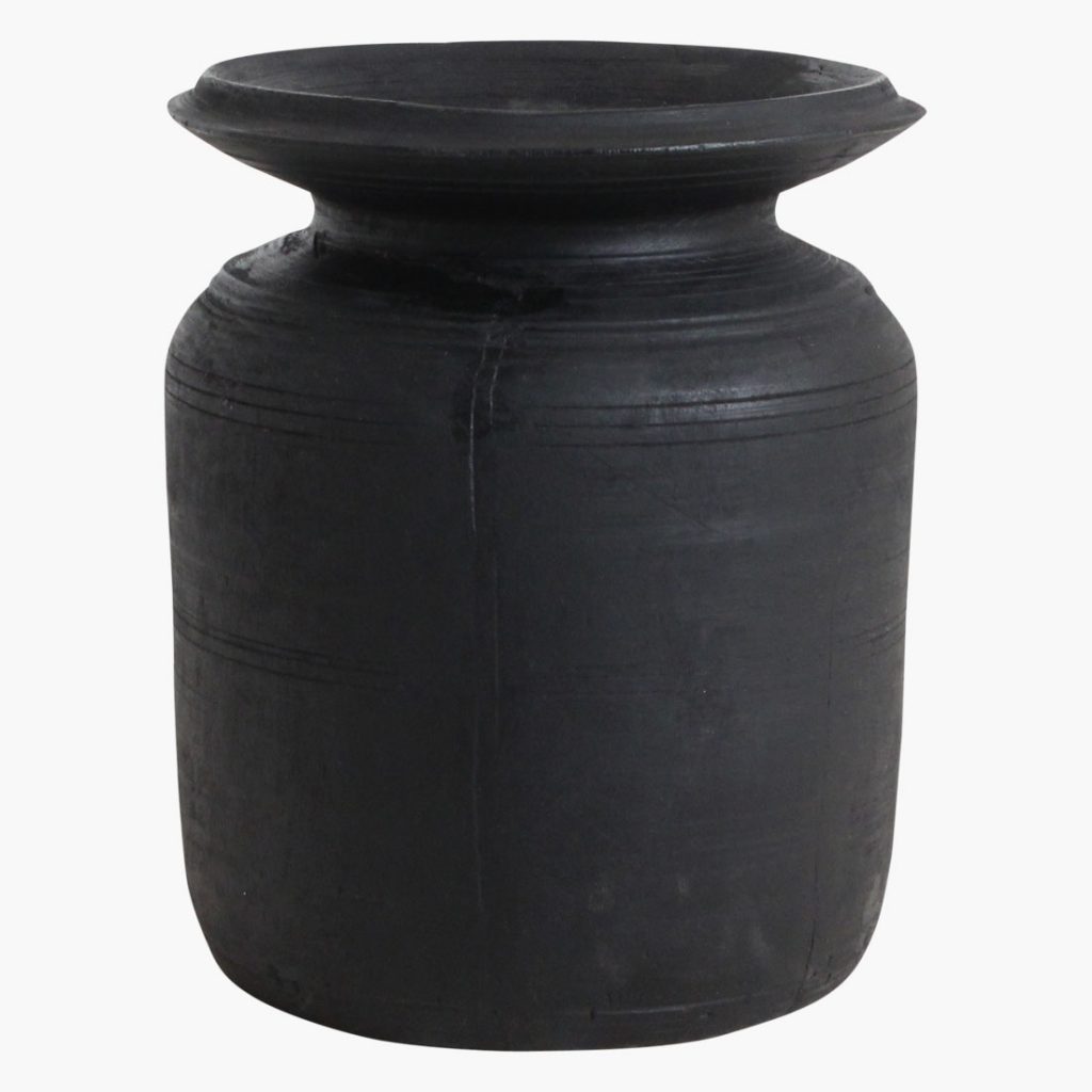 Neck pot Nepal black - L - Raw Materials