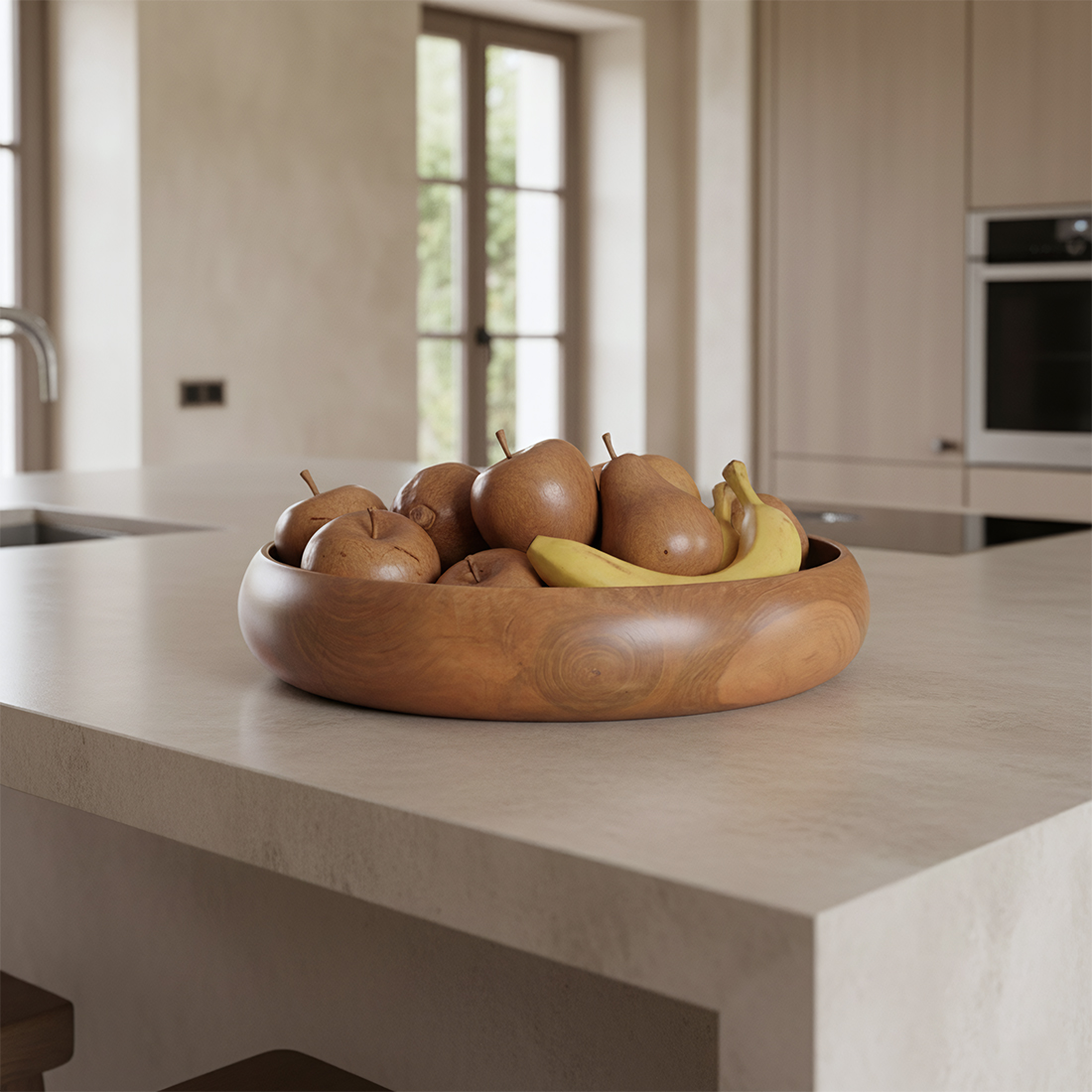 Sera teak bowl large - Raw Materials