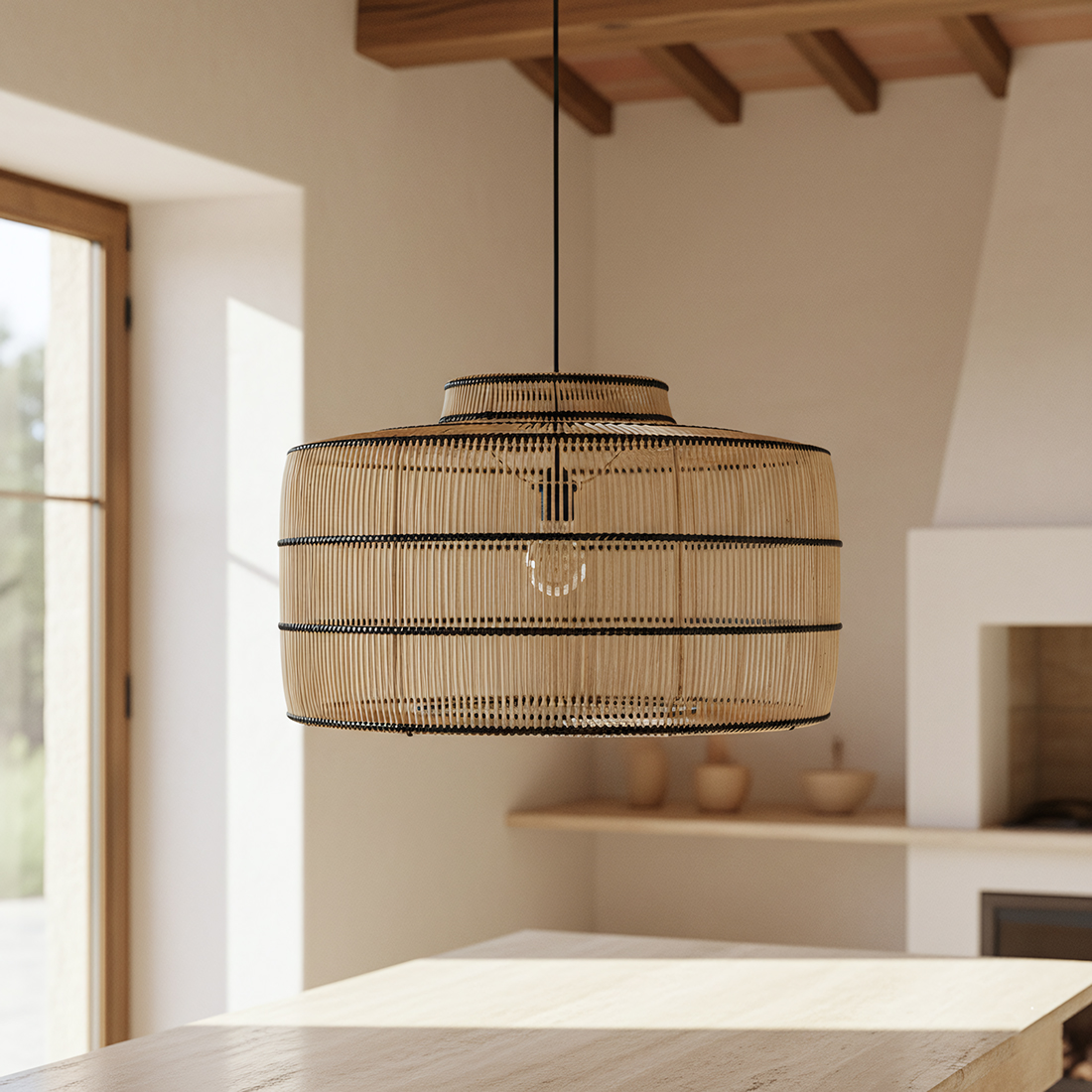 Stella lamp natural - Raw Materials